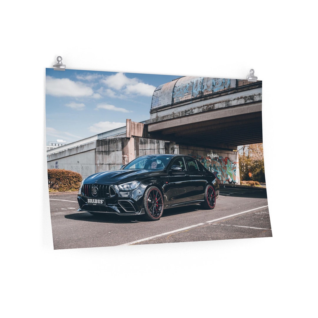 Mercedes Benz E63 Brabus Premium Horizontal Poster - Etsy