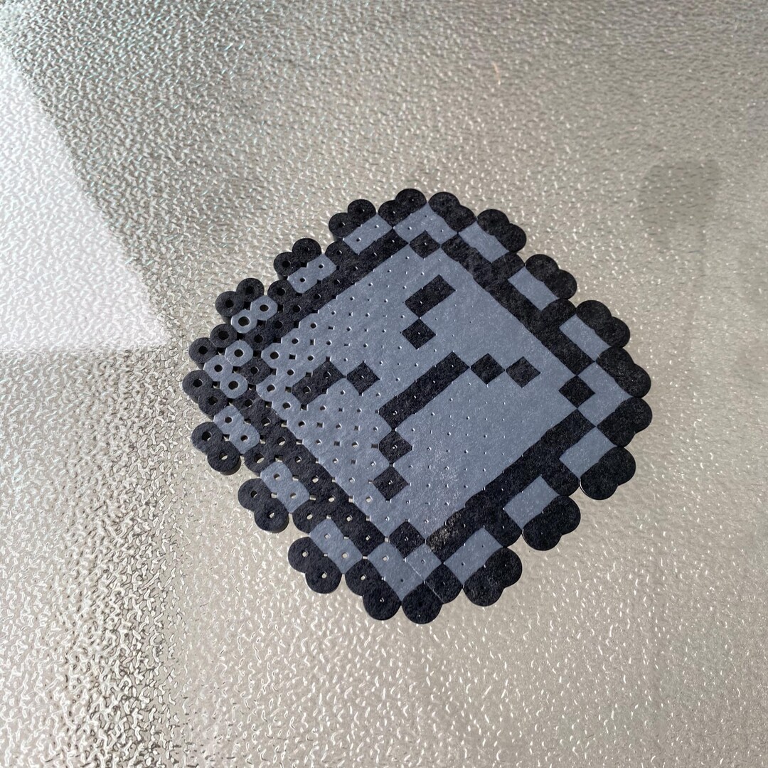 Thwomp Perler Bead Knick Knack Mario Themed Iron Bead - Etsy