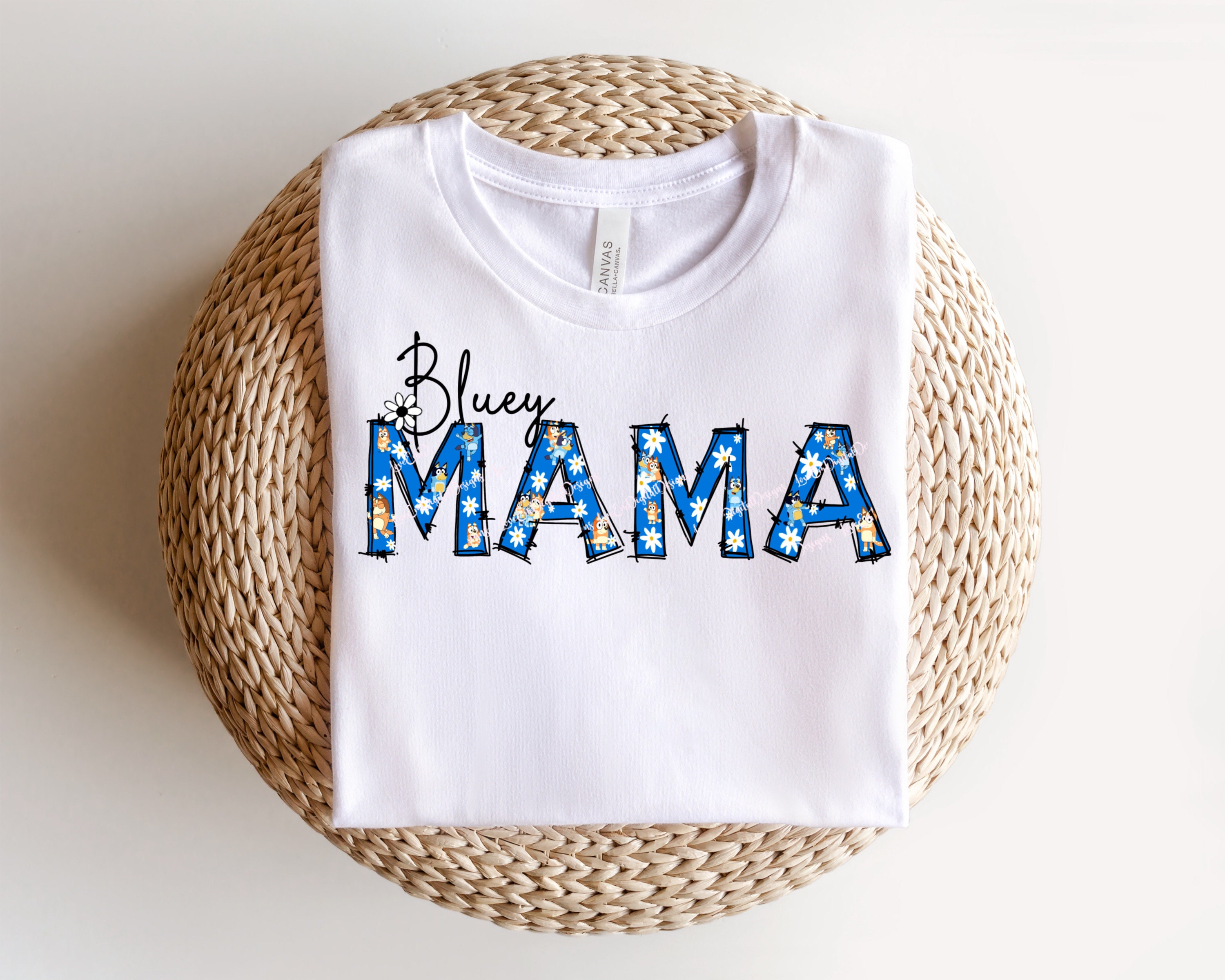 Blu-ey Mama Sublimation PNG - Etsy