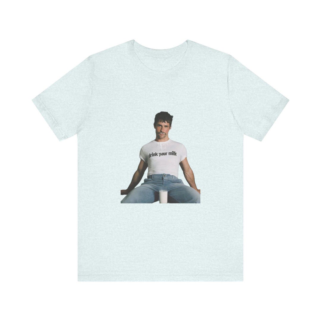 Drink Your Milk Jonathan Bailey T-shirt - Etsy