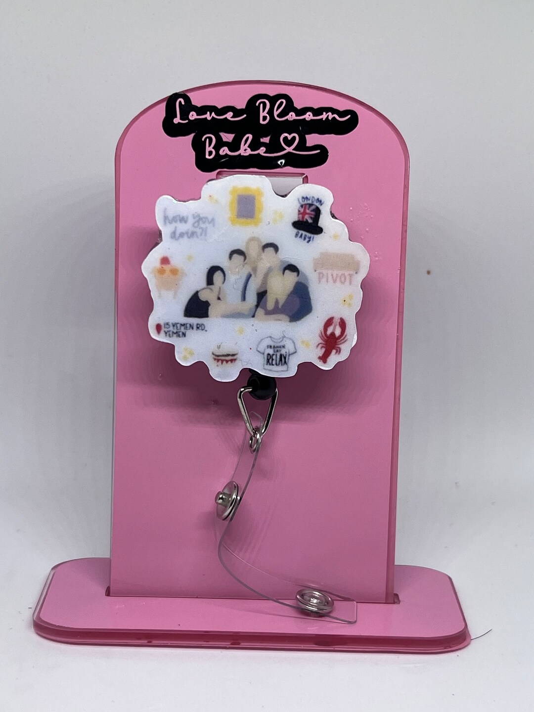 Friends Badge Reel - Etsy