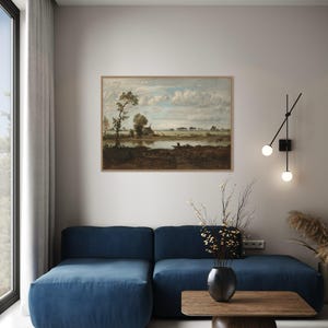 Romantic French Countryside Landscape Print | Digital Download ...