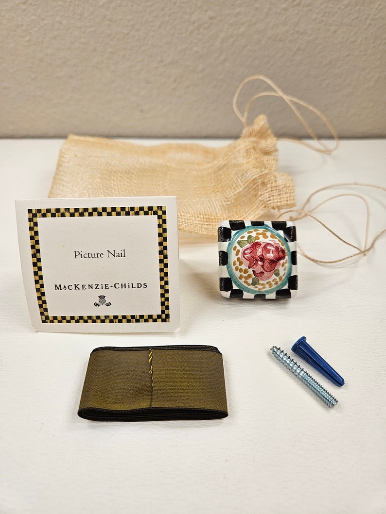 Mackenzie Childs Picture Nail Hanger With Original Hardware and ...