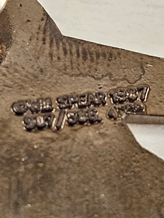 WM Spear Grumann F-14 Tomcat Airplane Enamel Pin 1987… - Gem