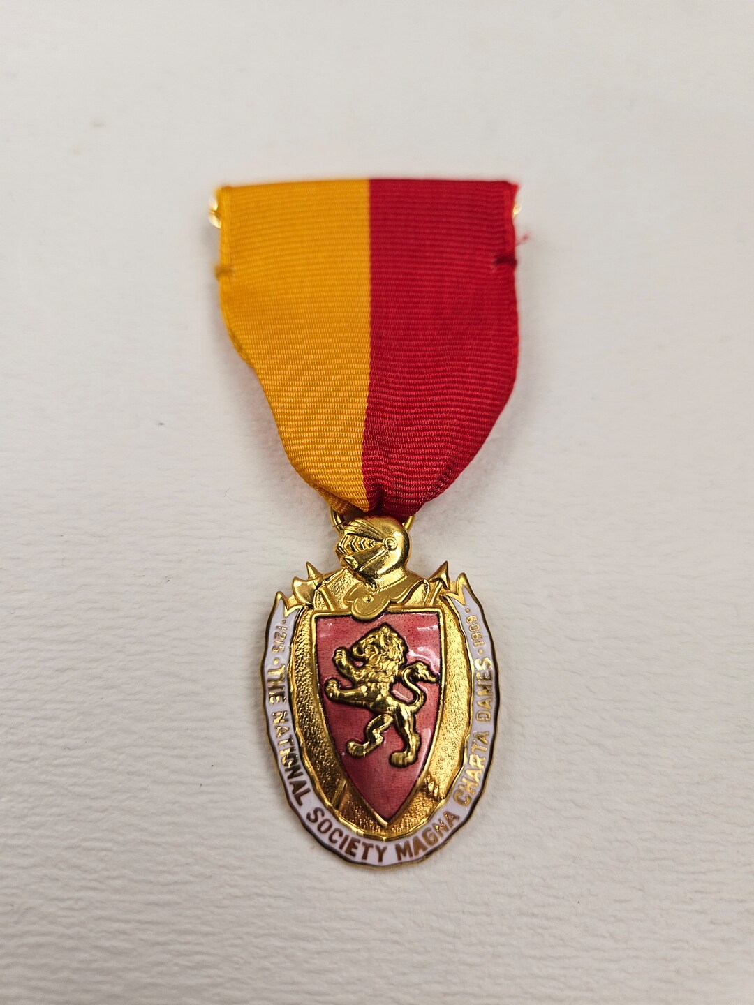 Vintage the National Society Magna Charta Dames 1909 Insignia Badge - Etsy