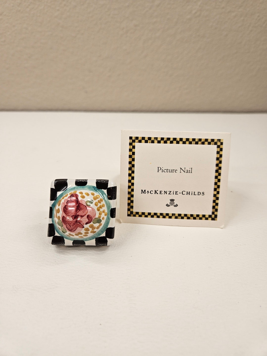 Mackenzie Childs Picture Nail Hanger With Original Hardware and ...