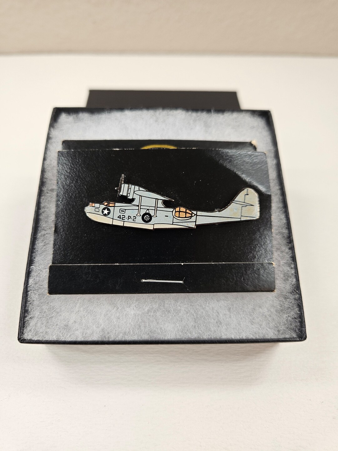 WM Spear PBY Catalina Airplane Enamel Pin 1986 With Original Packaging ...