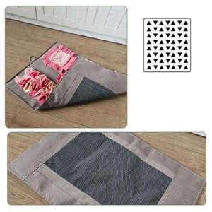 Interactive Cat Toy, Pink Snuffle Cat Mat 50x70 Cm, Puzzle Cat Treat ...