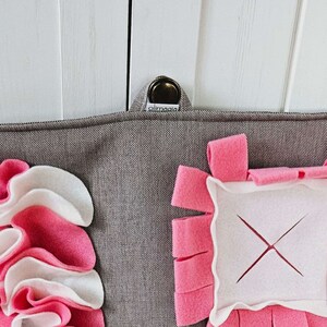 Interactive Cat Toy, Pink Snuffle Cat Mat 50x70 Cm, Puzzle Cat Treat ...