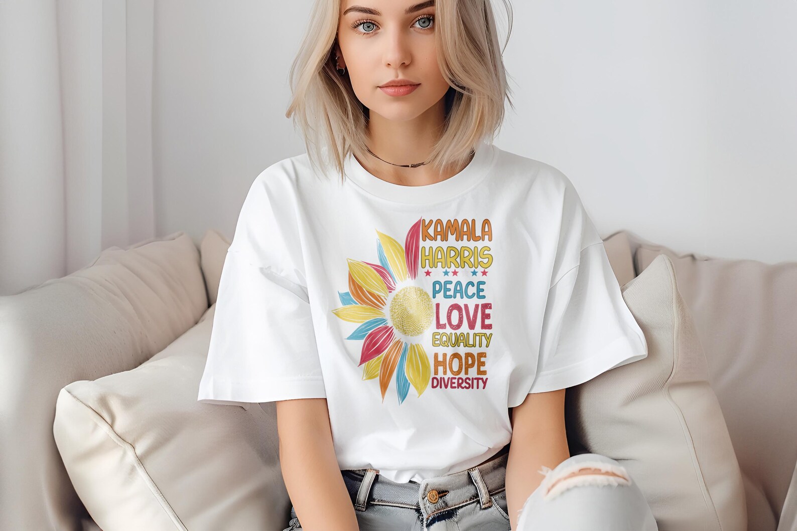 Kamala Harris Peace Love Equality Hope Diversity Png, Kamala Harris Png ...