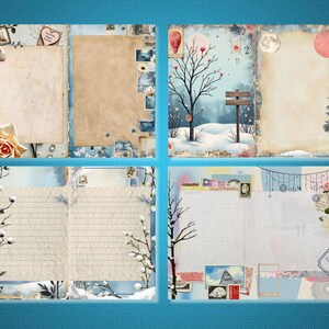 February Diary Printable Sheets US Letter, Instant Download, DIY, 22 ...