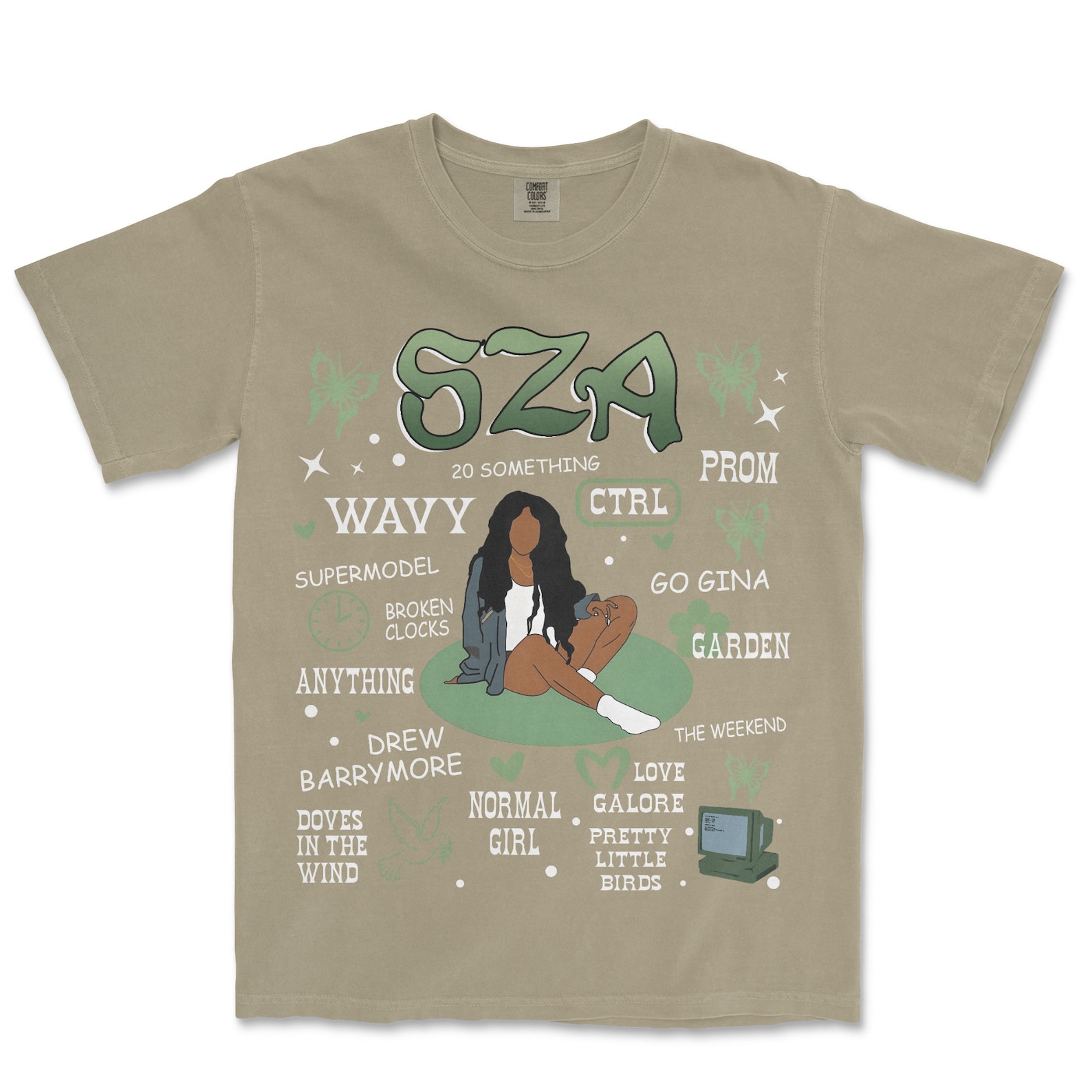 Vintage SZA SOS Shirt, Vintage Sza Good Days Shirt, Sza 90s Shirt, Sza ...