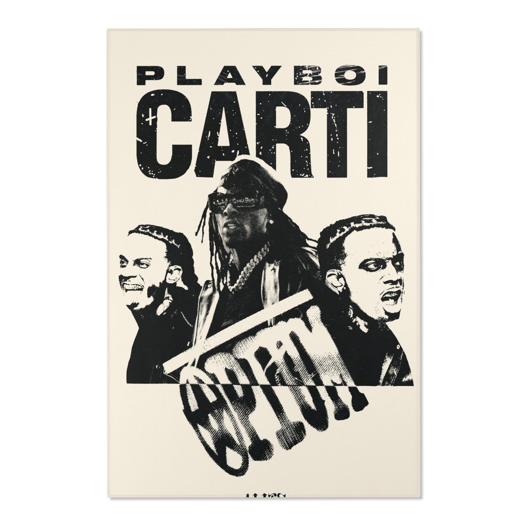 Playboi Carti Die Lit Playboi Carti rug Wall Art Playboi Carti Merch ...