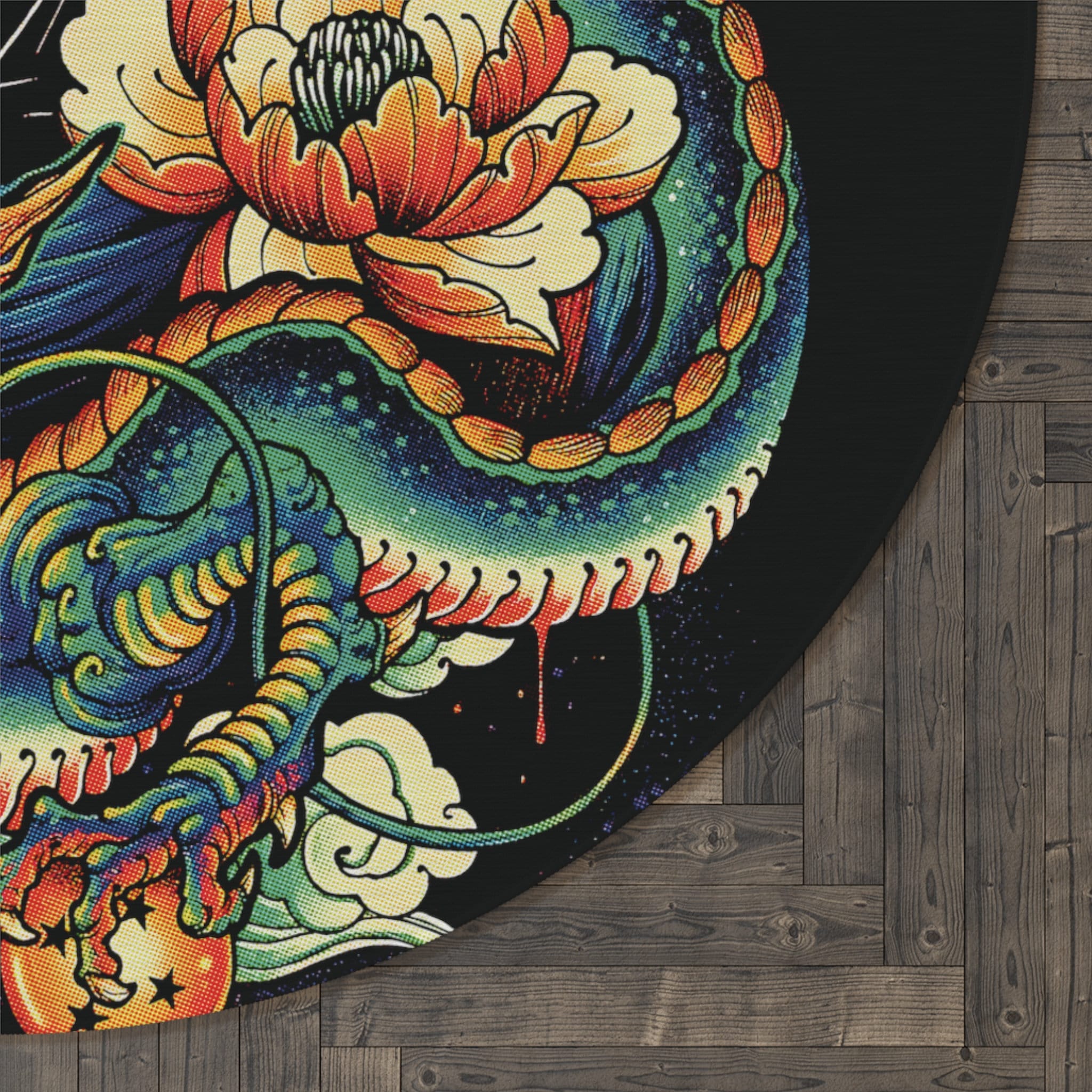 Goku Rug, Anime Rug, Shinryu Rug, Dragon Rug, Kids Room Rug, Cartoon ...