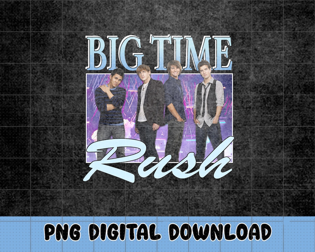 Big Time Rush PNG, Big Time Rush Tour Merch PNG, BTR Merch Big Time ...