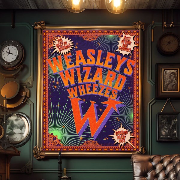 Wizard Wheezes - Etsy