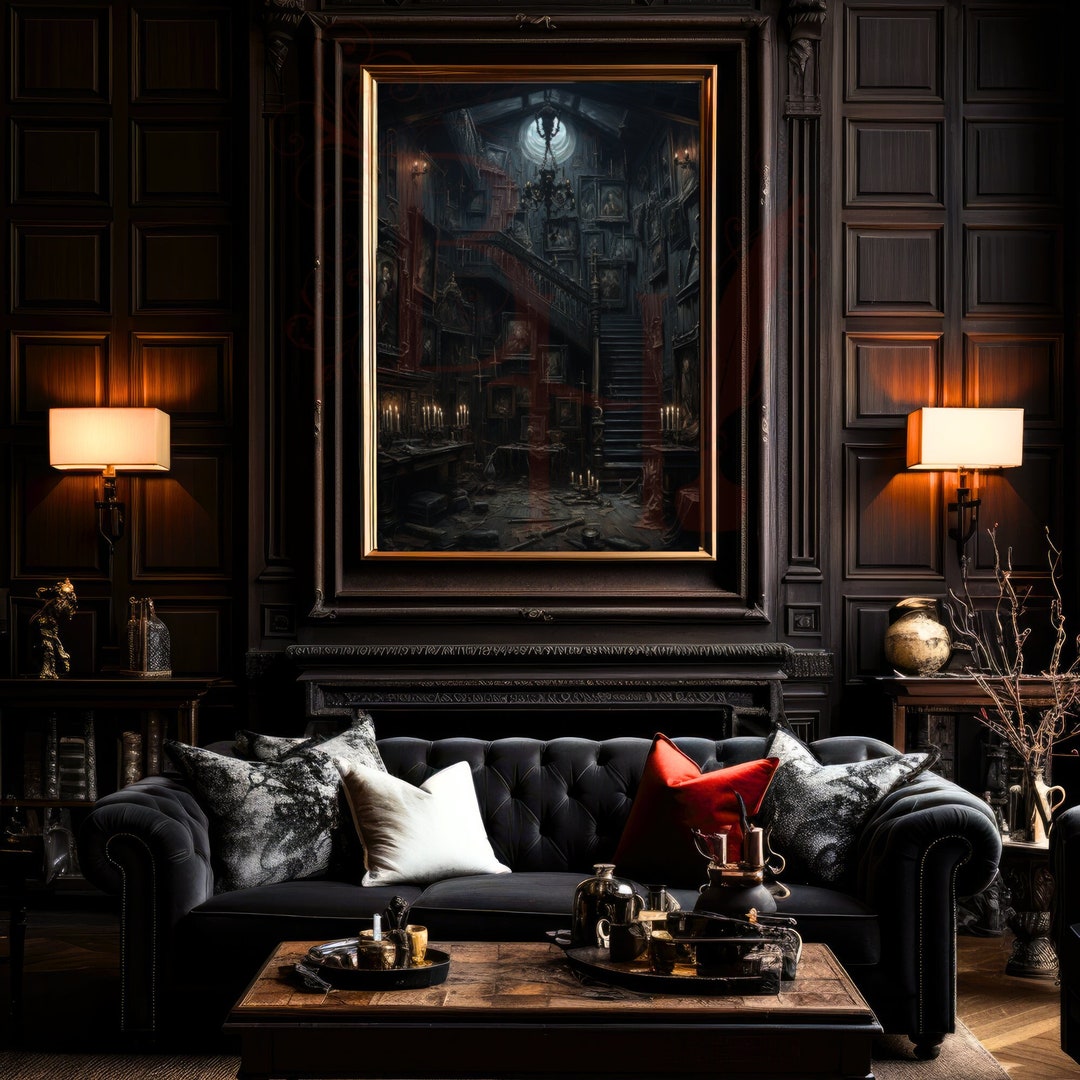 Grimmauld Place Portrait Art Print Black Family Home Poster Wizarding ...