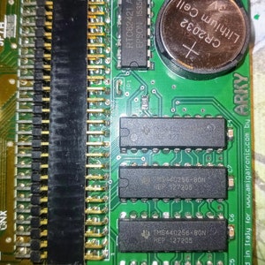 Memory RAM Expansion Commodore Amiga 500 Plus Clock RTC AMY501 Expansion A501 Replacement - Etsy