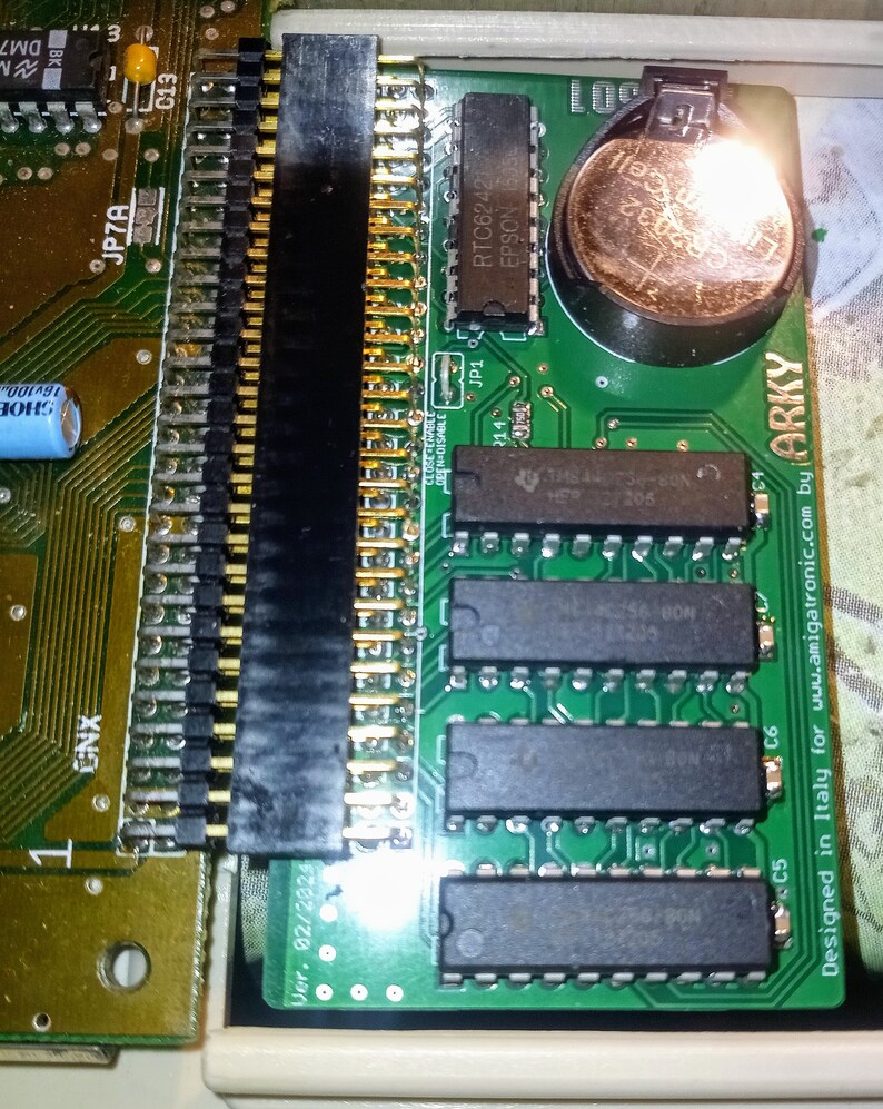 Memory RAM Expansion Commodore Amiga 500 Plus Clock RTC AMY501 Expansion A501 Replacement - Etsy