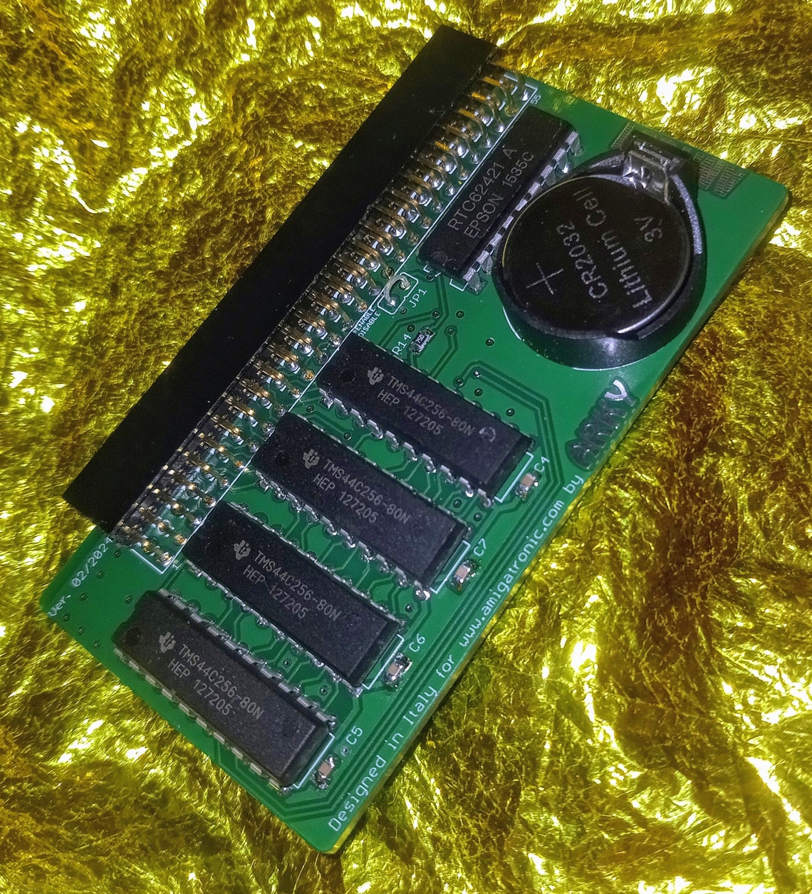 Memory RAM Expansion Commodore Amiga 500 Plus Clock RTC AMY501 ...