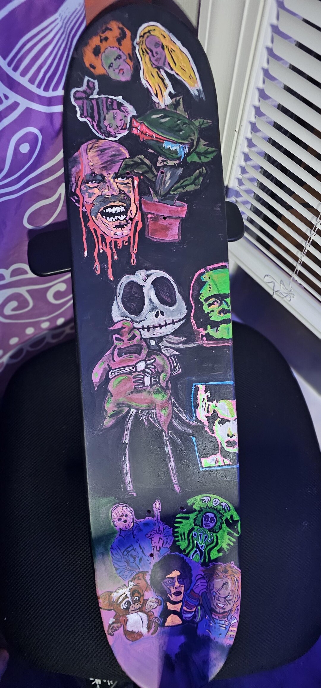 Faces of Horror Skateboard Uav - Etsy