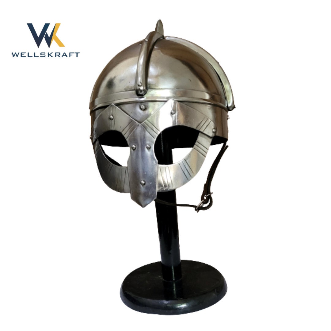 This is a Grimfrost’s Version of the Gjermundbu Viking Helmet ...