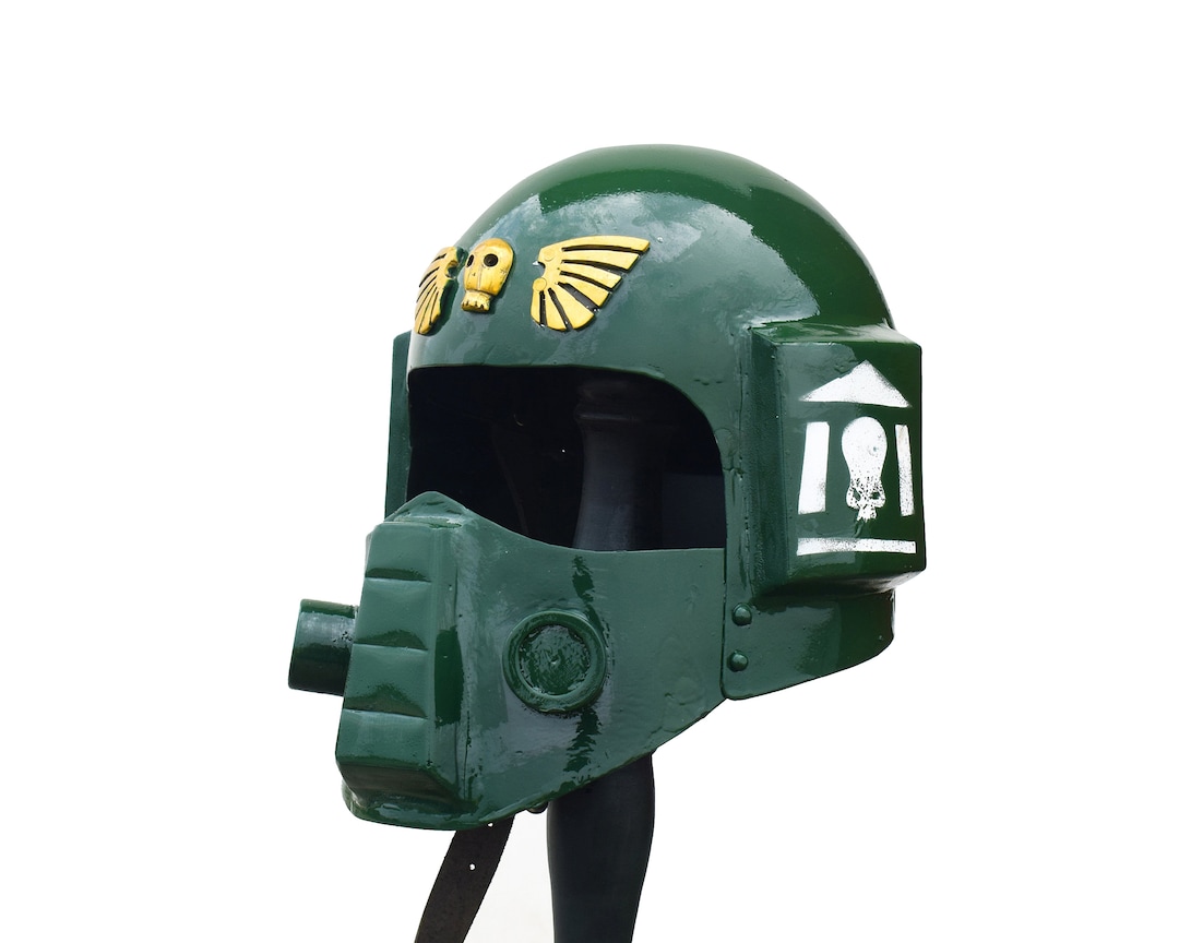 Cadian Helmet With Mask Medieval Armour | Material: Mild Steel ...