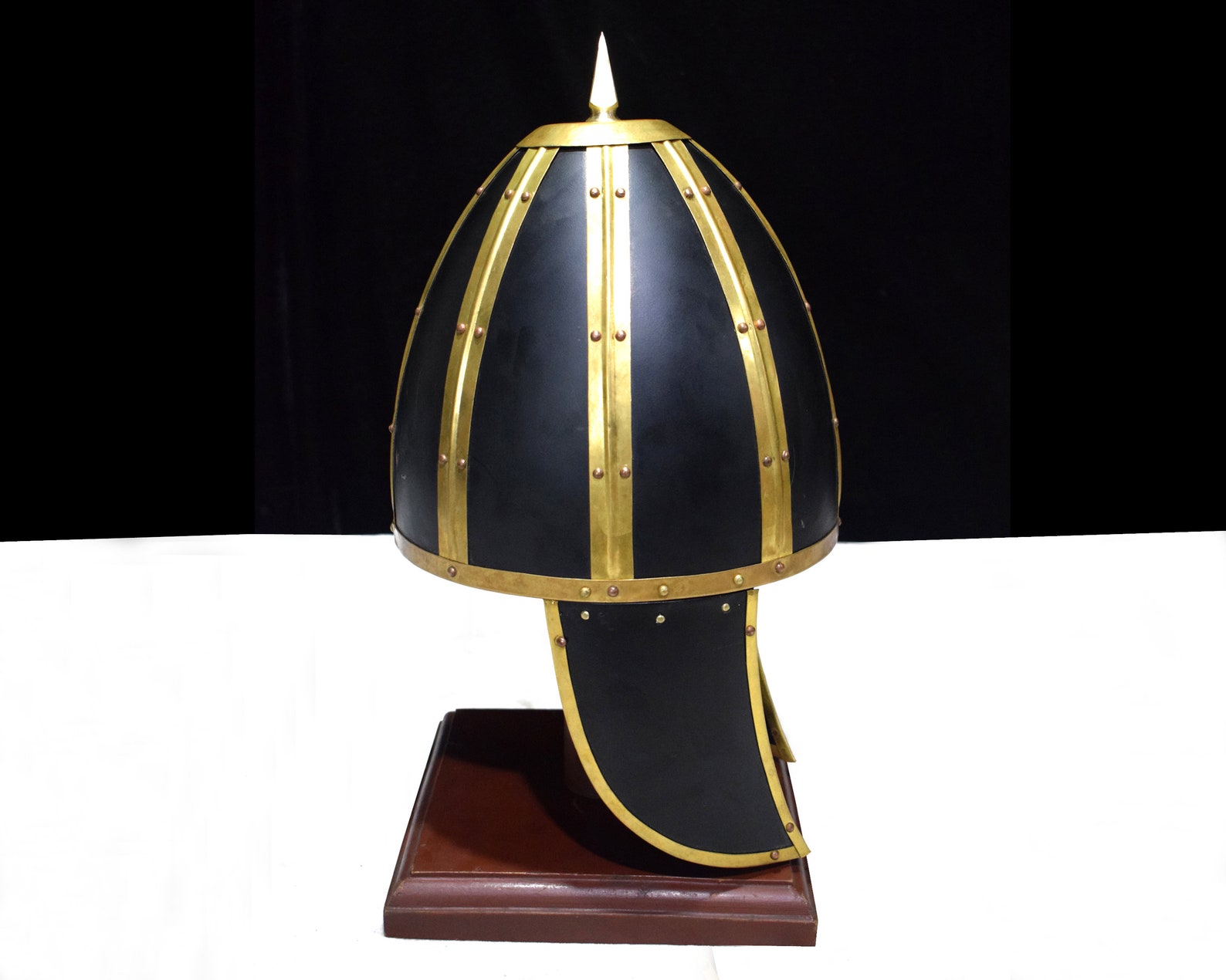 Persian Sassanid Helmet Armour Material: Mild Steel Handmade Medieval ...