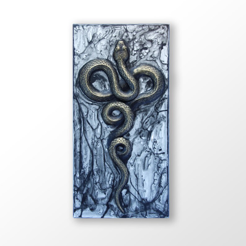 Wriggling Snake Wall Plaque for Home Patio or Garden Decor. - Etsy