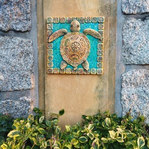 Ethnic Sea Turtle Wall Sculpture - 3D Art for Beach House, Divers - Etsy