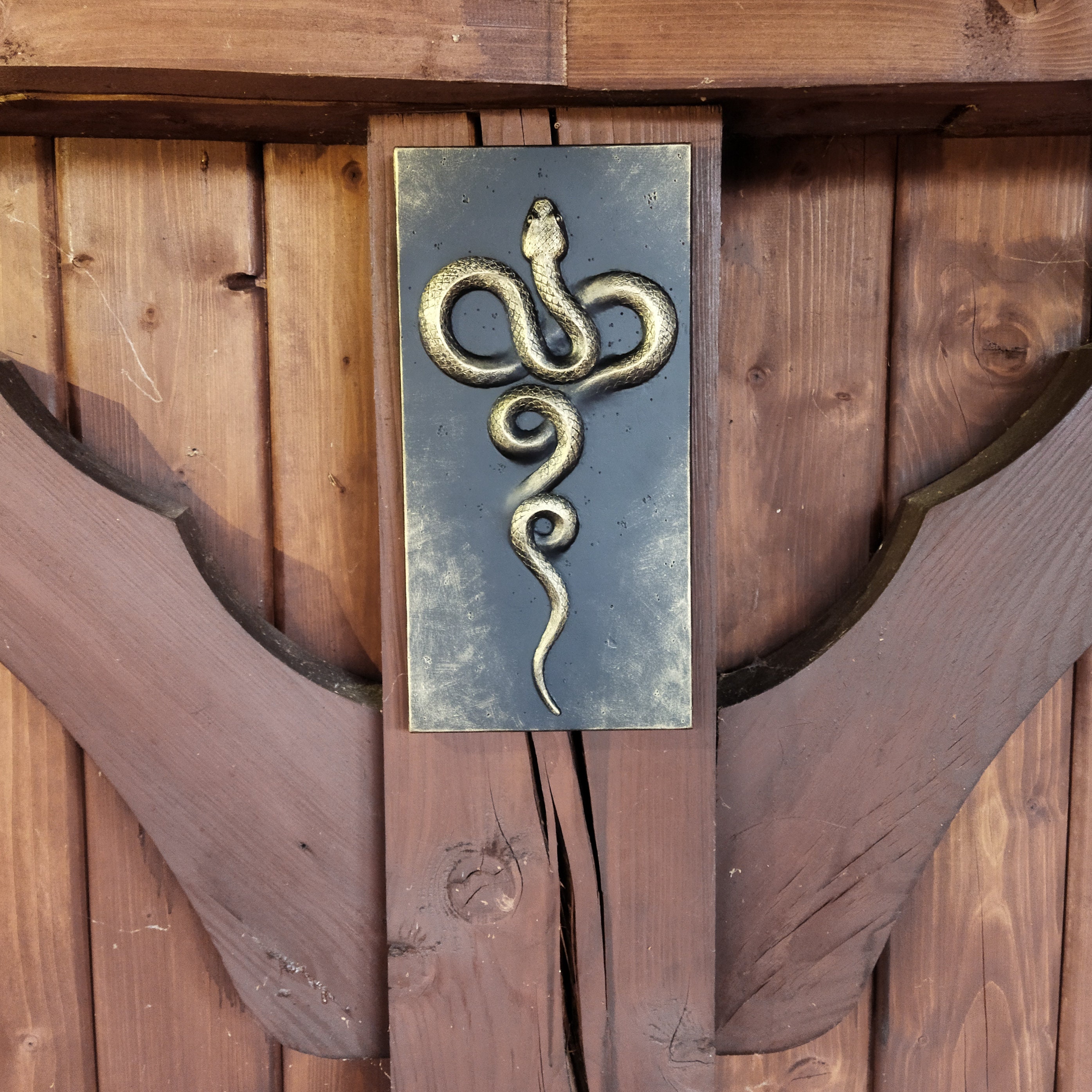 Wriggling Snake Wall Plaque for Home Patio or Garden Decor. - Etsy