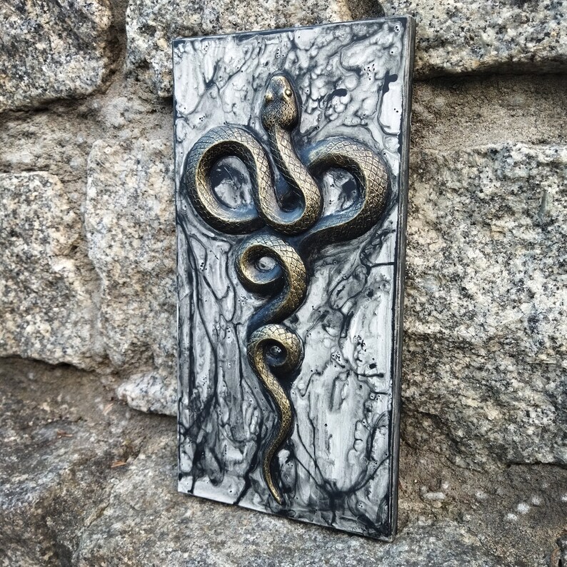Wriggling Snake Wall Plaque for Home Patio or Garden Decor. - Etsy