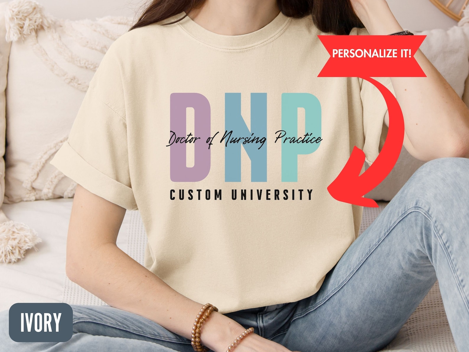 DNP Doctor of Nursing Practice T Shirt Comfort Color, DNP Graduation Gift, Nurse Practitioner ...