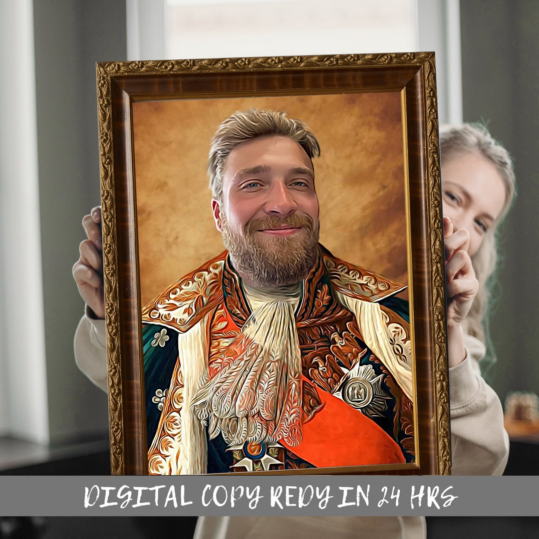 Funny Renaissance Portrait, Custom Historical Portrait, Renaissance ...