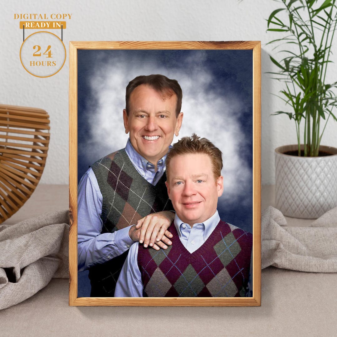 Custom Step Brothers Portrait | Step Brothers Pet Portrait| Stepbrother ...