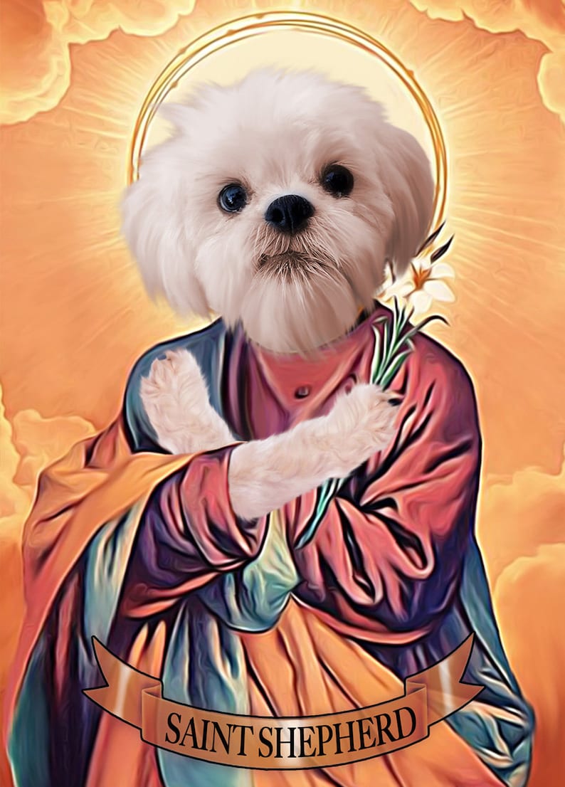 Personalized Saint Prayer Candle Custom Prayer Candle Pets Funny Saint ...