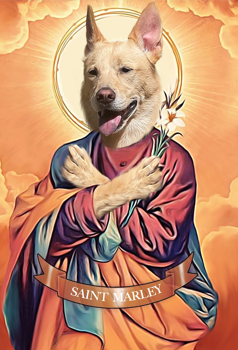 Personalized Saint Prayer Candle Custom Prayer Candle Pets Funny Saint ...