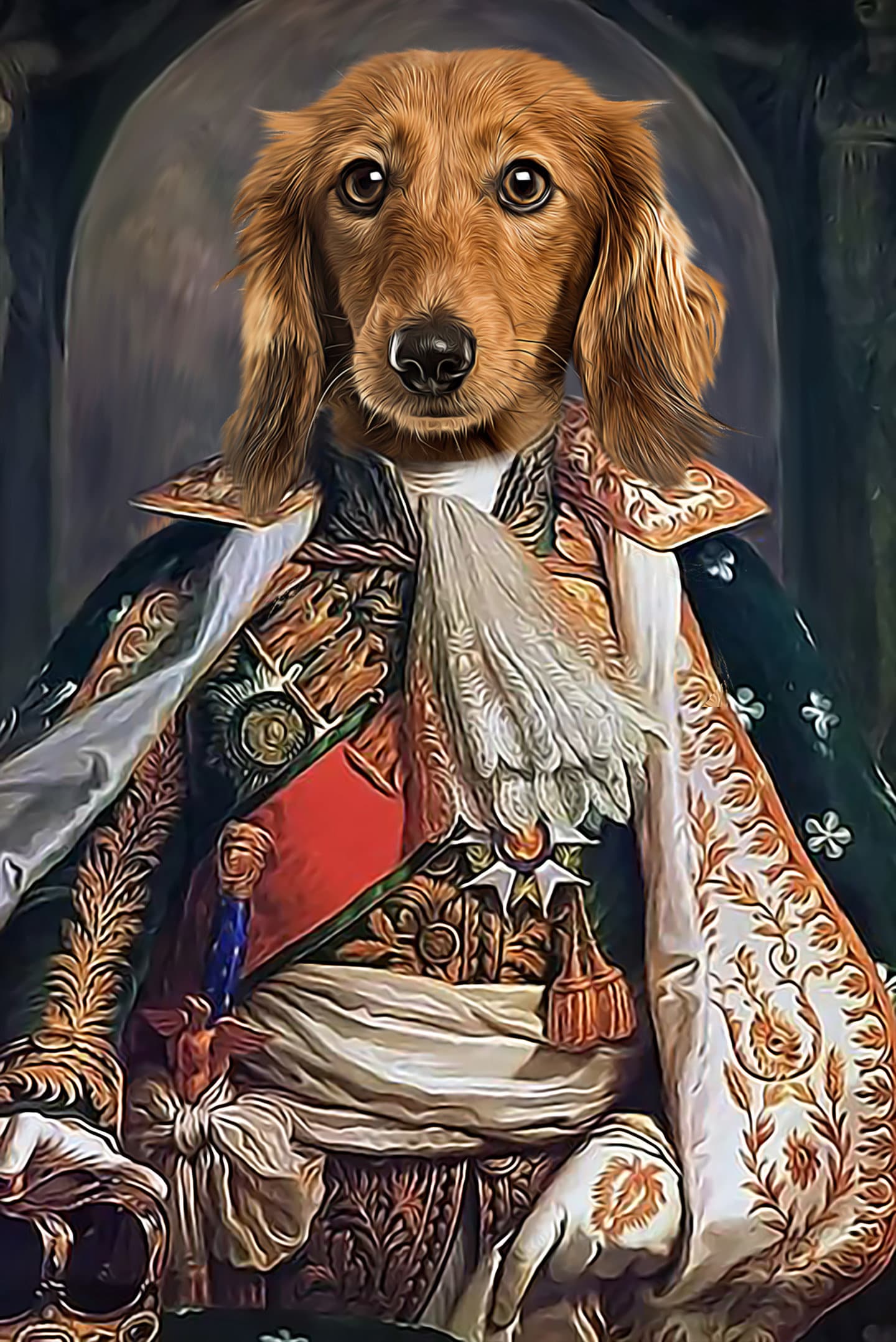 Personalized Napoleon I Pet Poster I Commander of the Army Renaissance ...