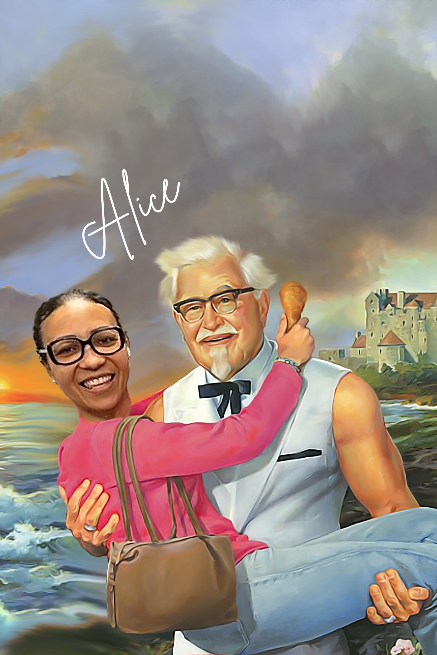 Custom Colonel Sanders Fried Chicken KFC Portrait - Etsy Australia