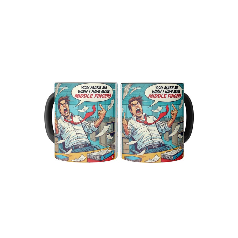 More Middle Fingers - Meme - Funny - Coffee Mug - FREE SHIPPING - Etsy