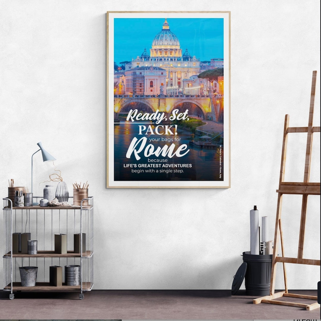 ROME, ITALY. Vision Board Stunning Photo and Your Very Own Action Plan ...