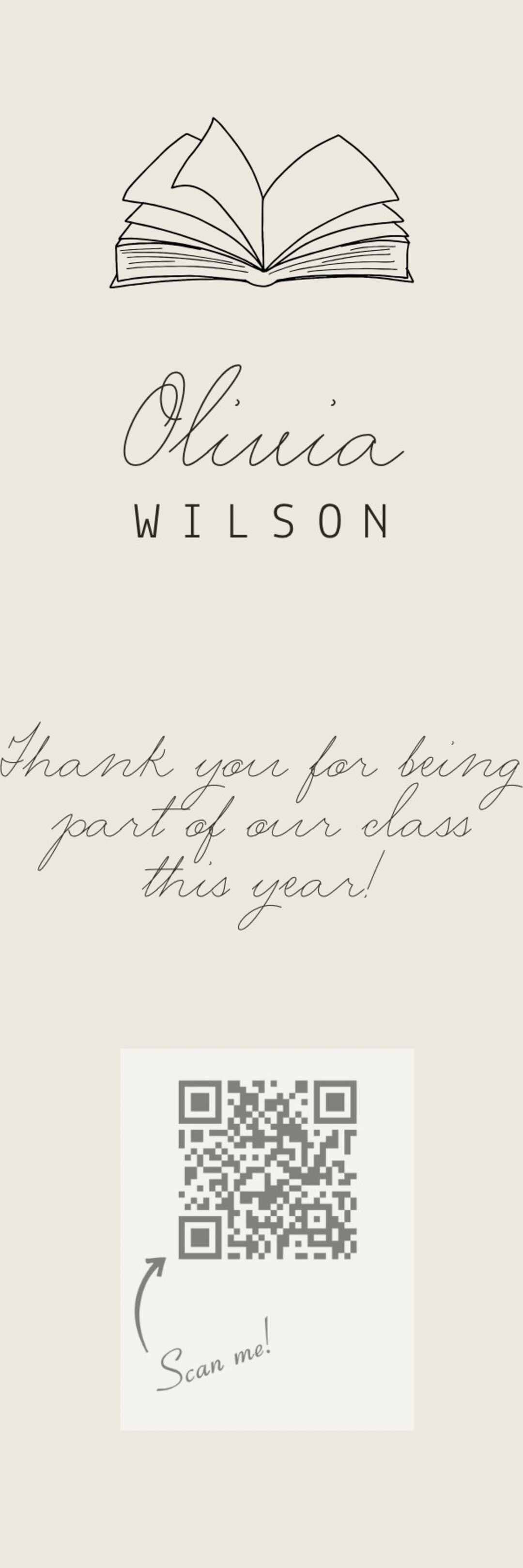 QR Code Book Mark, the Crayons Go Back to School - Etsy