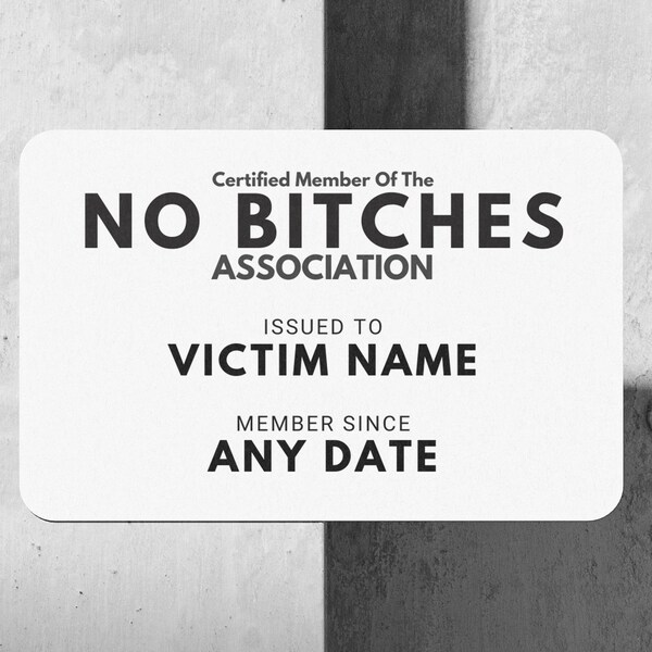 Novelty Id Badge - Etsy