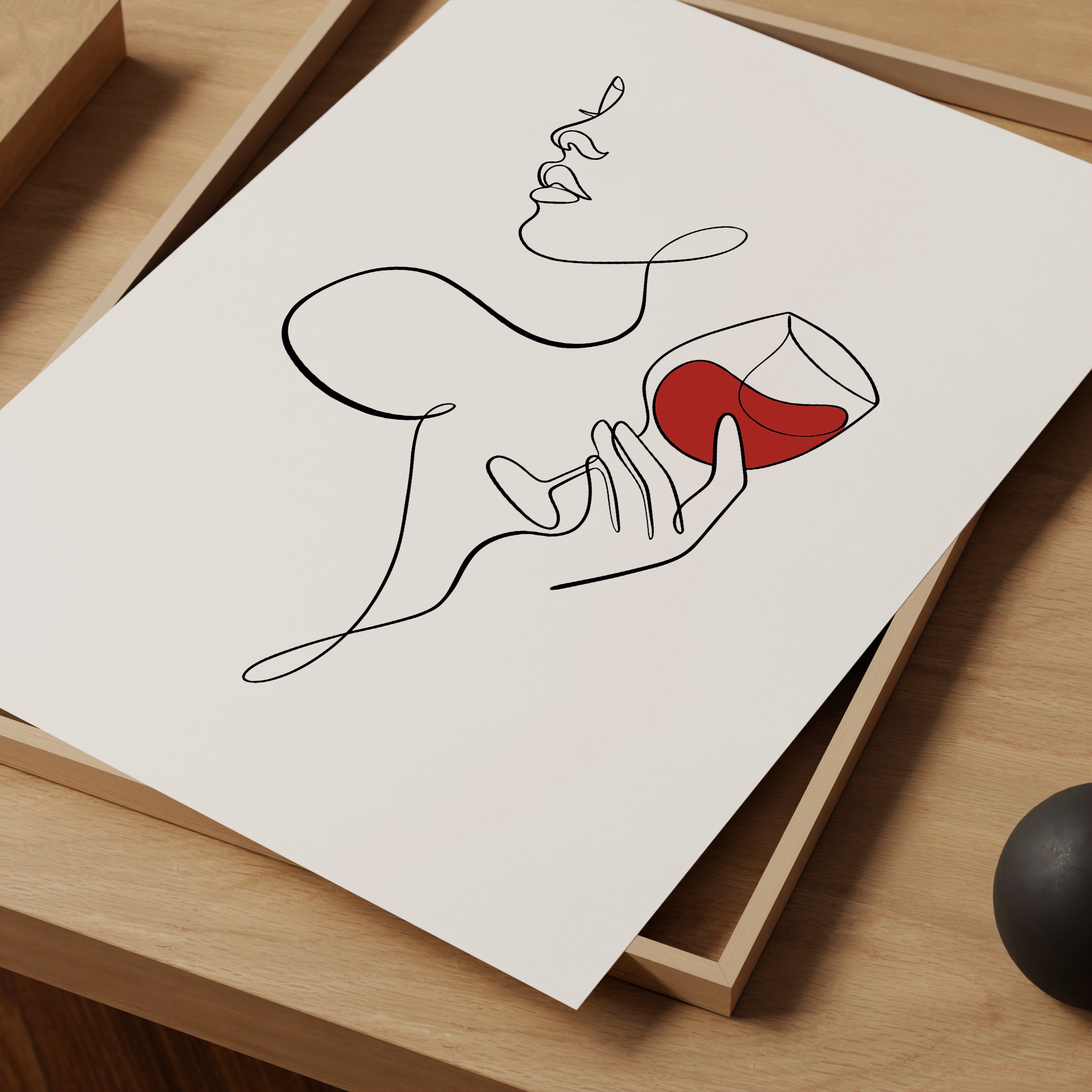 Women Holding Red Wine Glass Art, Wine Inspired Wall Art Poster, Girl ...