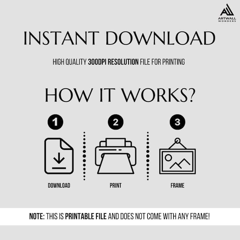 Creative Mode Wall Print Large Digital Download Print Colorful Poster ...