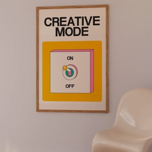 Creative Mode Wall Print Large Digital Download Print Colorful Poster ...