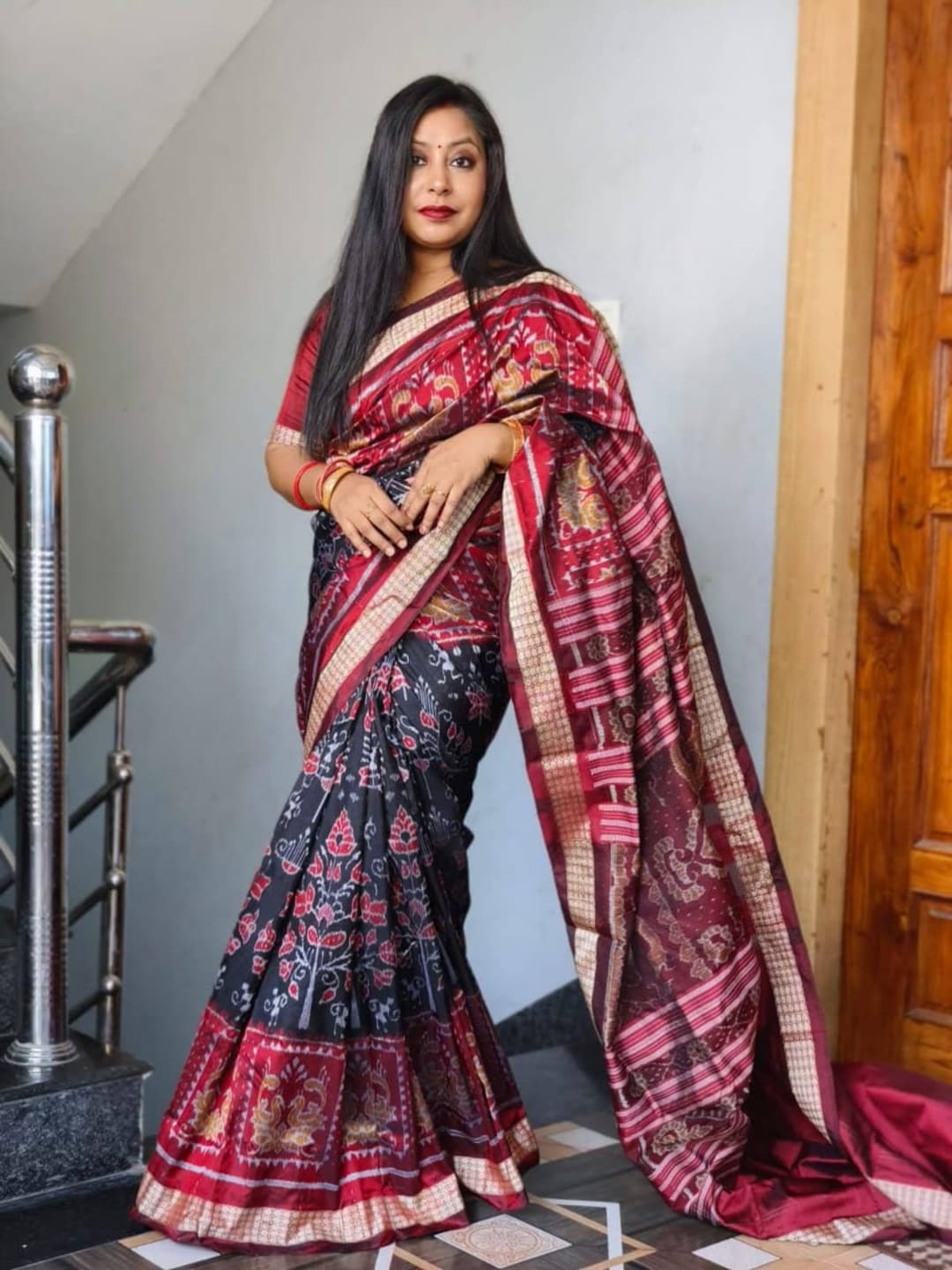 Sambalpuri Odisha Premium Quality Silk Handloom, Sambalpuri Pata Silk ...