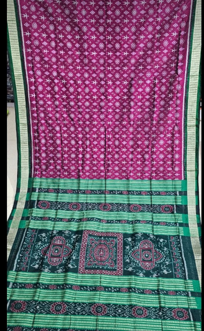 Sambalpuri Odisha Mix Silk Pasapali Silk Saree Baliworad Saree ...