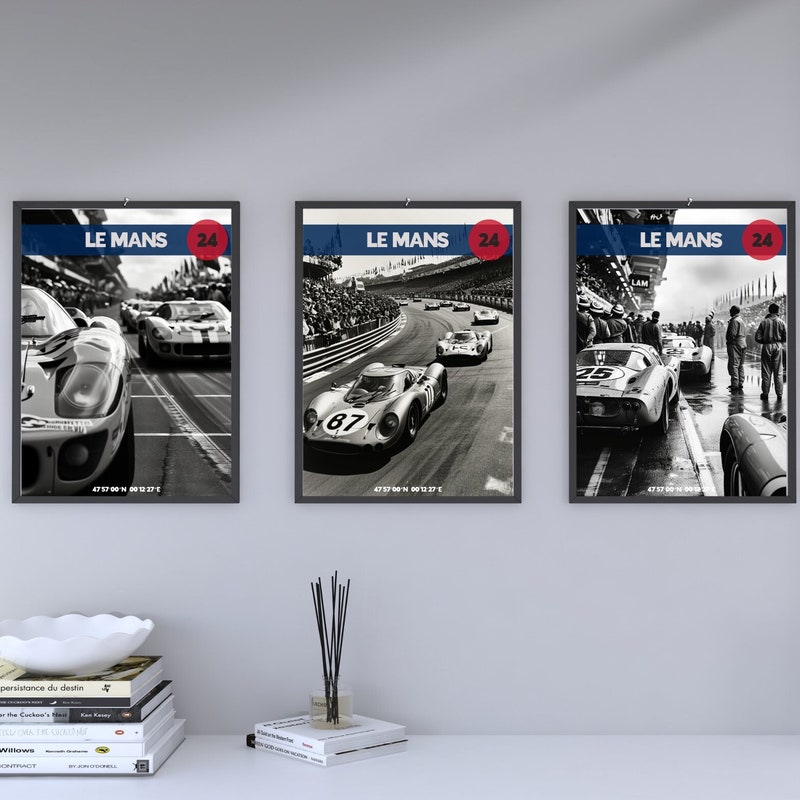 Le Mans Poster - Etsy