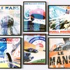 Vintage Car Racing Poster Set of 56, Retro Style Original Print Between ...